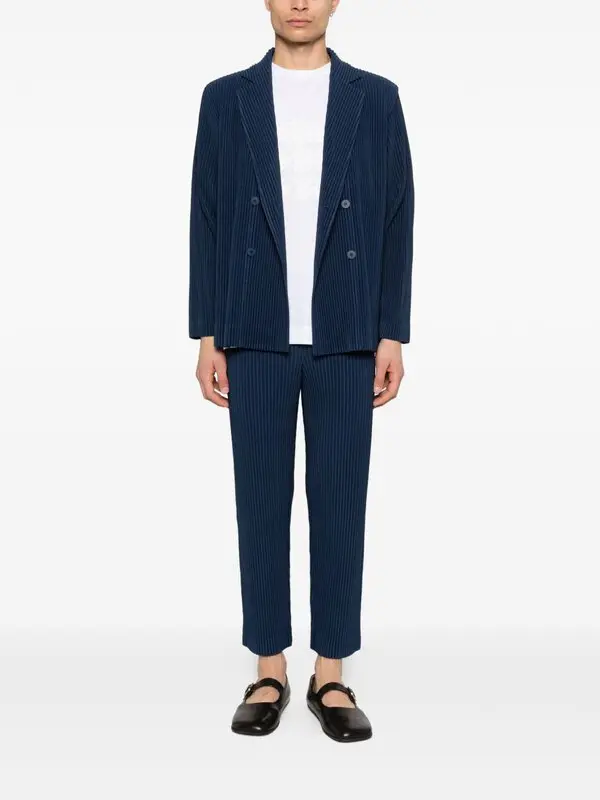 Issey Miyake Pleated Cropped Trousers - Multicolor