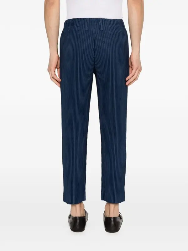 Issey Miyake Pleated Cropped Trousers - Multicolor