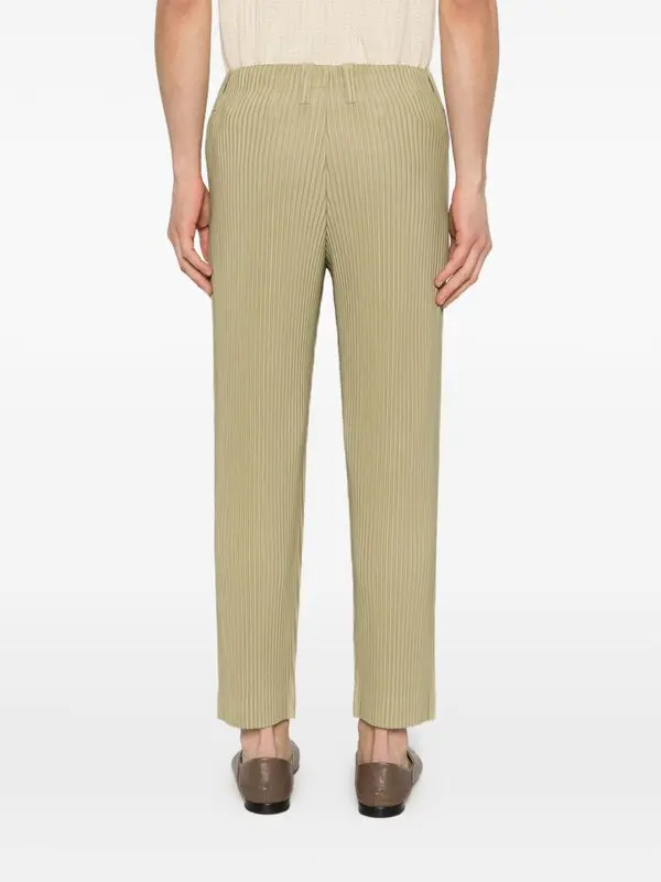 Issey Miyake Homme Plissé Pleated Straight Leg Trousers