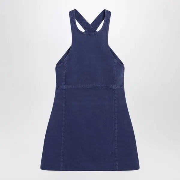 Miu Miu Gabardine Mini Dress - Blue