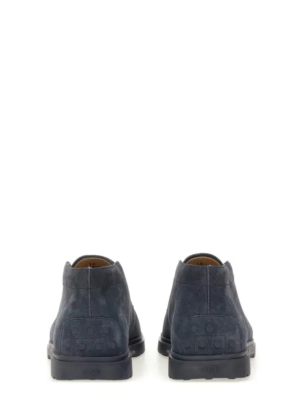 TOD'S Suede Lace-up Loafers