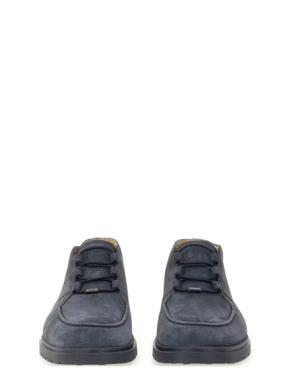 TOD'S Suede Lace-up Loafers