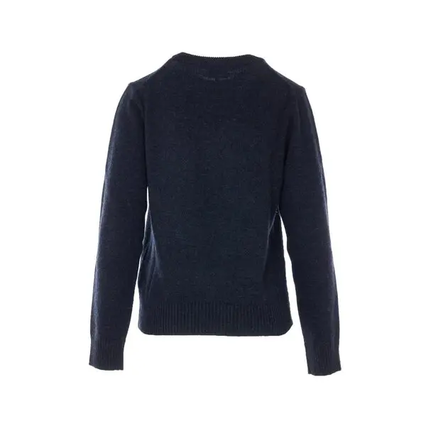 GANNI Graphic Print Crew Neck Sweater