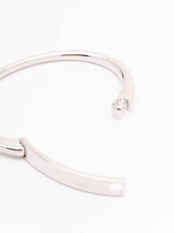 Saint Laurent Jonc Plaque Bracelet