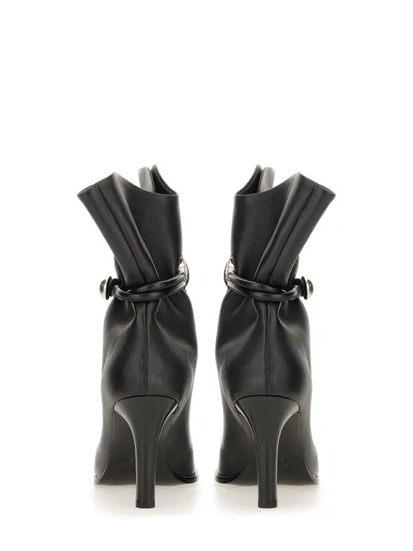 Isabel Marant Étoile Lolya" Leather Ankle Boots - Black