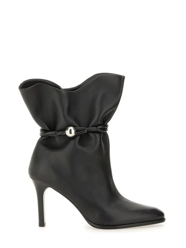Isabel Marant Étoile Lolya" Leather Ankle Boots - Black
