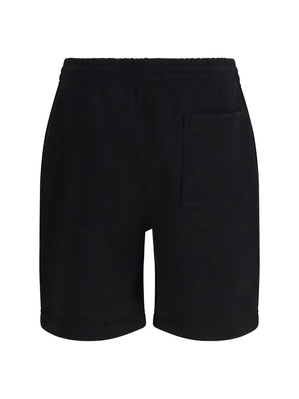 Burberry Cotton Sport Shorts With Logo Print