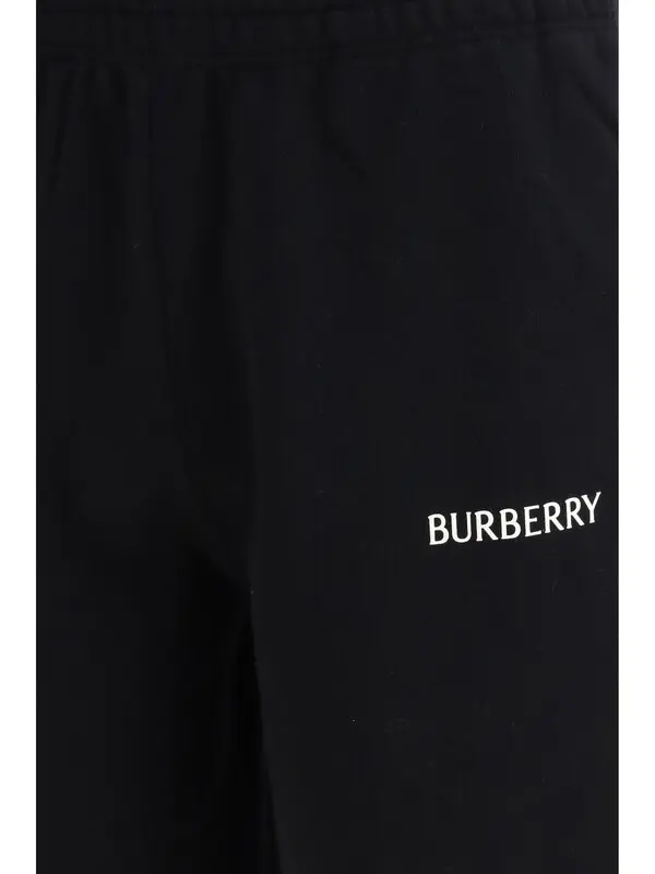 Burberry Cotton Sport Shorts With Logo Print