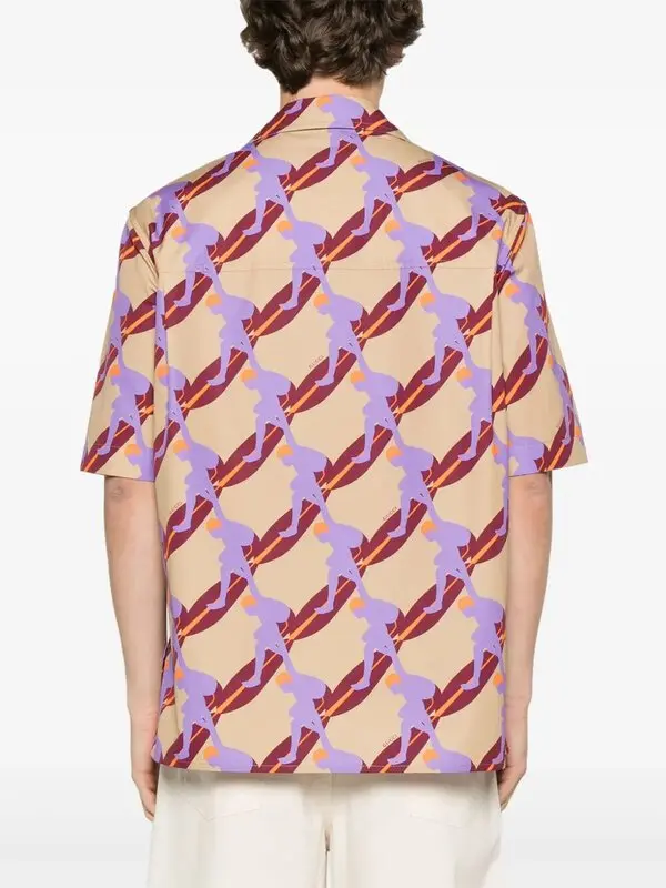 Gucci Twisted Surf On Pop` Print Shirt