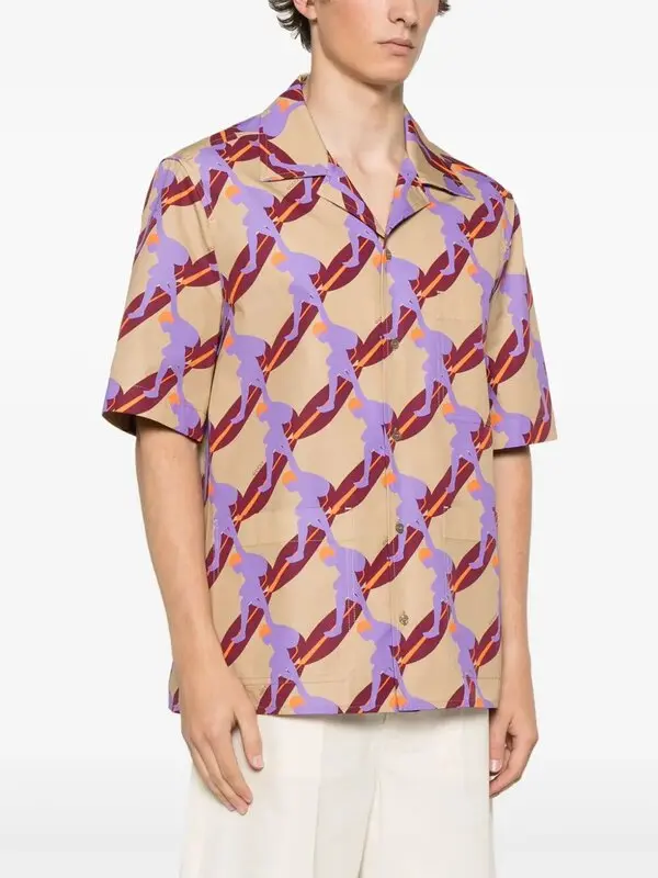 Gucci Twisted Surf On Pop` Print Shirt
