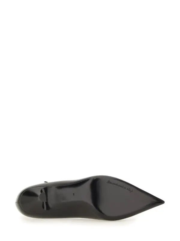 Dolce & Gabbana Leather Pumps With Buckle Detail - Black