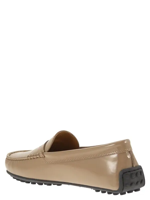 TOD'S City Gommino Moccasins In Glossy Leather
