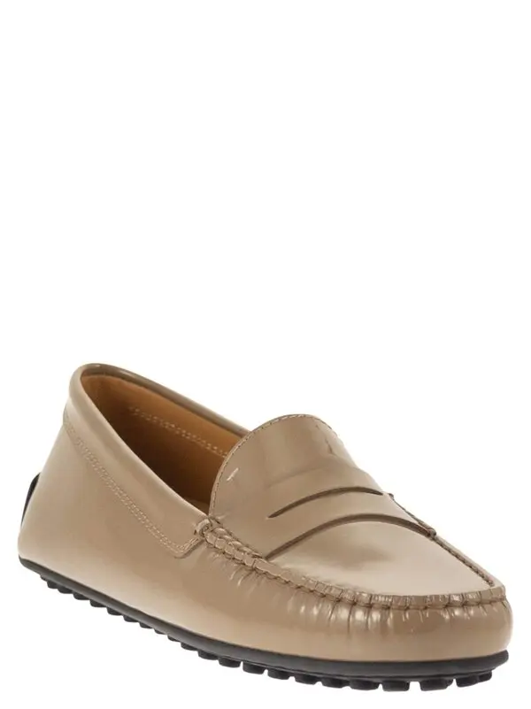 TOD'S City Gommino Moccasins In Glossy Leather