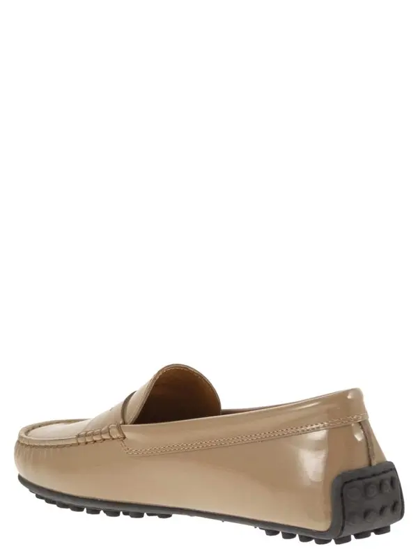 TOD'S City Gommino Moccasins In Glossy Leather