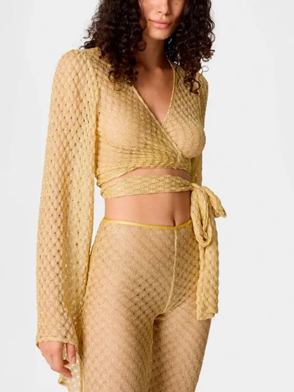 Missoni Viscose Wrap Top