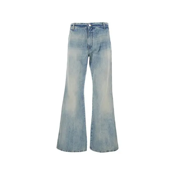Amiri Wide Leg Jeans - Blue