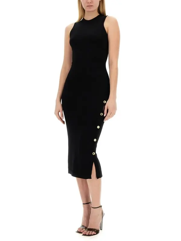 Moschino Buttoned Midi Dress
