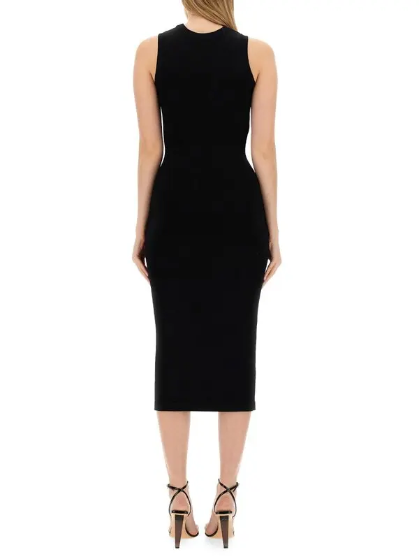Moschino Buttoned Midi Dress