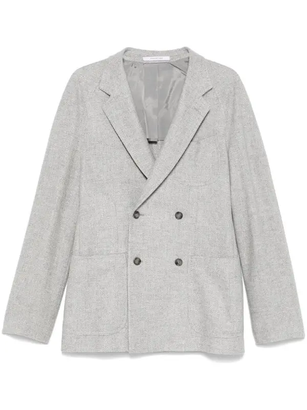 Tagliatore Wool Double Breasted Blazer - Multicolor