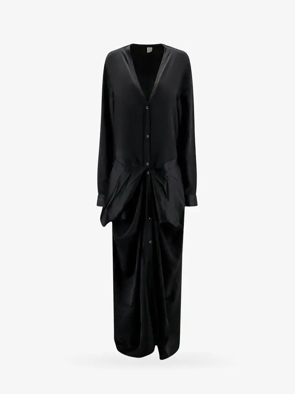 TOTEME Long Viscose Dress - Multicolor