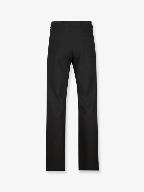 Gucci Gg Wool Blend Trousers - Black