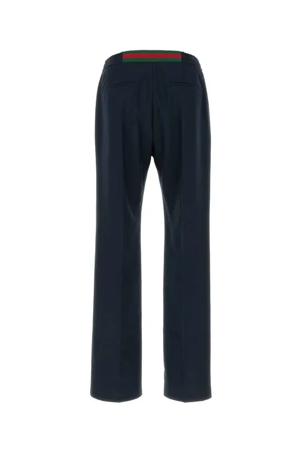 Gucci Navy Tech Panama Pants - Blue