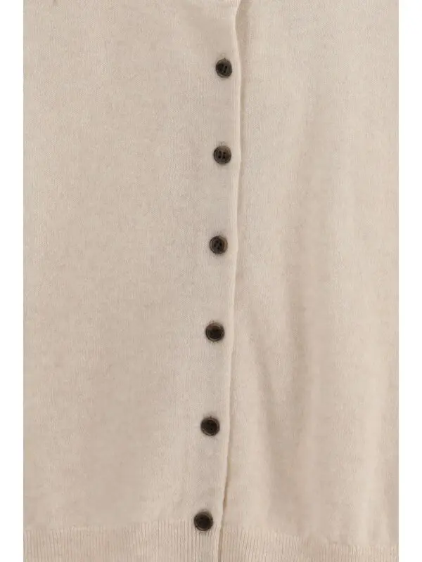 LISA YANG Marene Short Sleeve Button-up Cardigan - Multicolor
