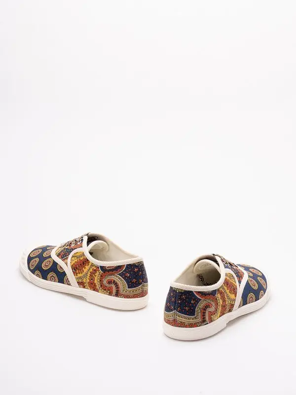Valentino Garavani Printed Lace-up Sneakers