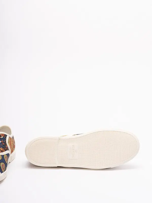 Valentino Garavani Printed Lace-up Sneakers