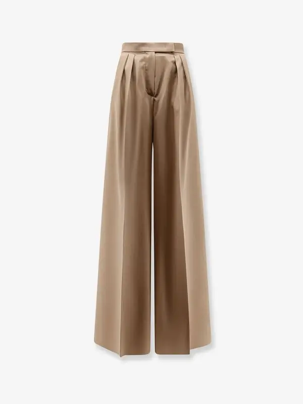 Max Mara Virgin Wool Tailored Trousers - Multicolor