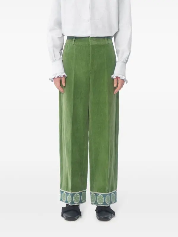 Valentino Garavani Cotton Tailored Trousers