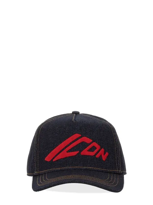 Dsquared2 Baseball Cap Icon Logo - Blue