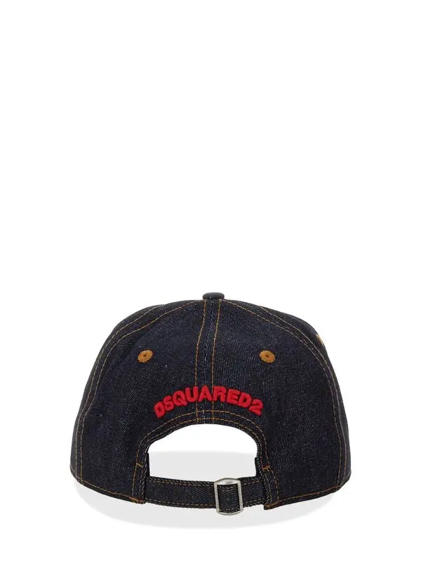 Dsquared2 Baseball Cap Icon Logo - Blue
