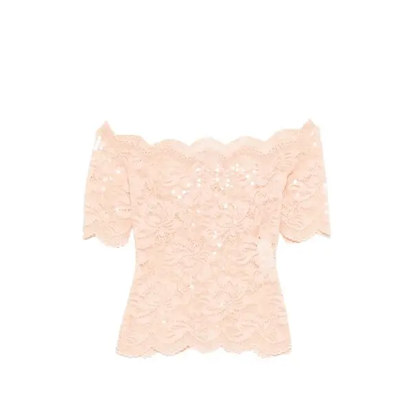 Rabanne Off-the-shoulder Lace Top