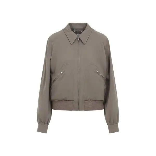 MAISON MARGIELA Wool Zip Up Jacket