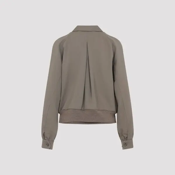 MAISON MARGIELA Wool Zip Up Jacket