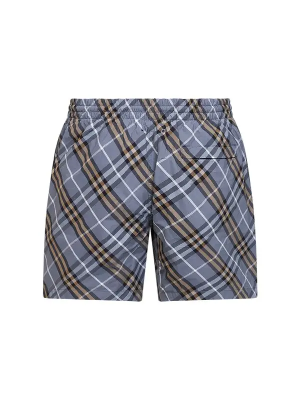 Burberry Check Nylon Swim Shorts - Multicolor