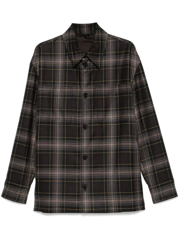 Fendi Plaid Wool Jacket