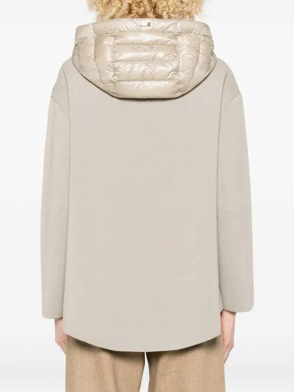 Herno Hooded Down Jacket With Zip Fastening - Multicolor