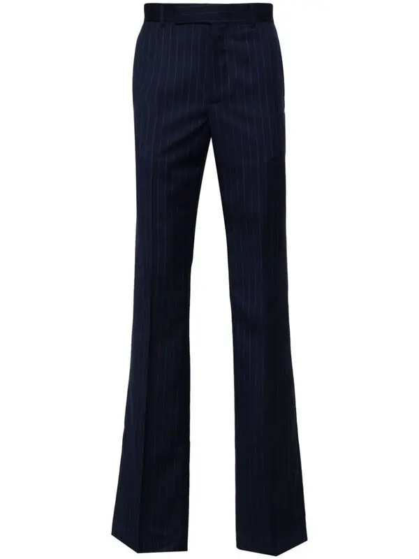 Givenchy Wool Tailored Pinstriped Trousers