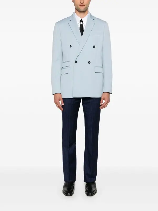 Givenchy Wool Tailored Pinstriped Trousers