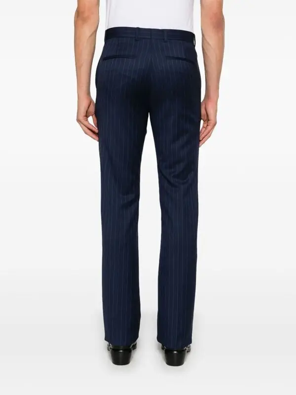 Givenchy Wool Tailored Pinstriped Trousers