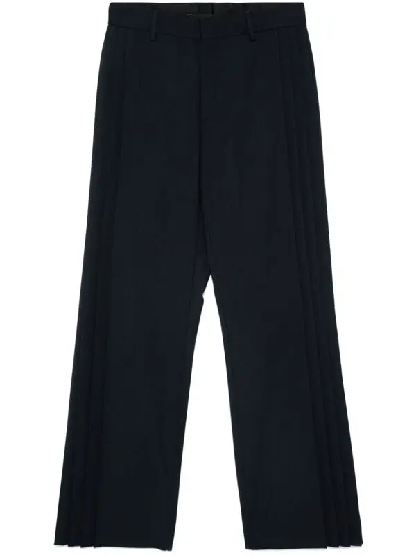 Fendi Tailored Wide Leg Polyester Pants