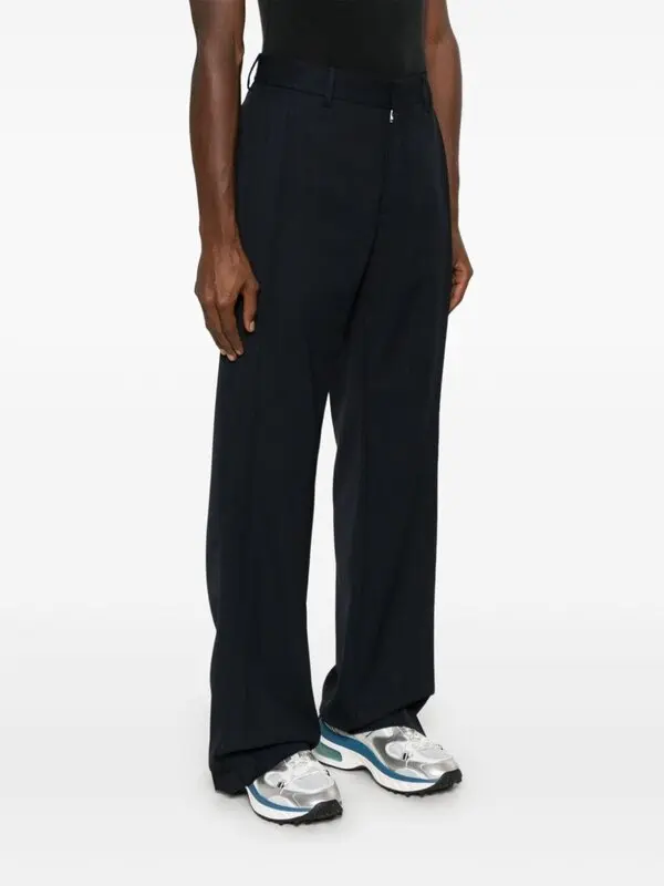 Fendi Tailored Wide Leg Polyester Pants