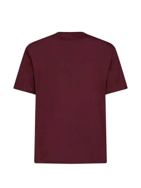 Brunello Cucinelli Logo Cotton T-shirt - Multicolor