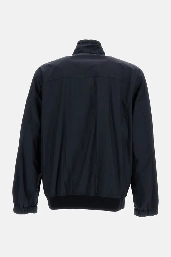 Stone Island Zip-up Bomber Jacket With Stand Collar - Multicolor