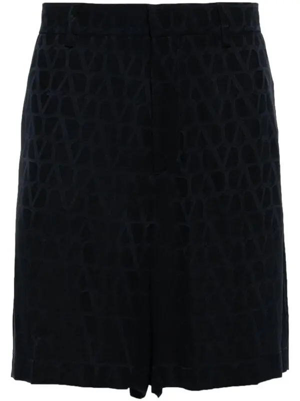 Valentino Garavani Toile Iconographe Bermuda Shorts - Multicolor