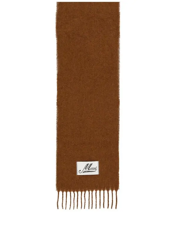 Marni Alpaca Scarf - Brown