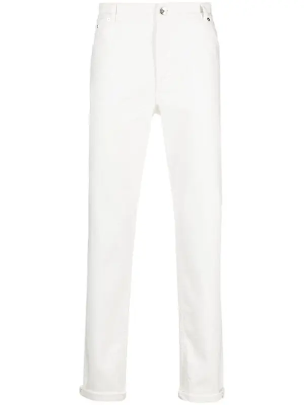 Brunello Cucinelli Garment-dyed Comfort Lightweight 5-pocket Jeans - Multicolor