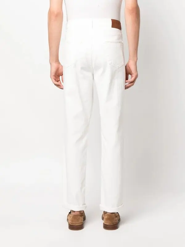 Brunello Cucinelli Garment-dyed Comfort Lightweight 5-pocket Jeans - Multicolor